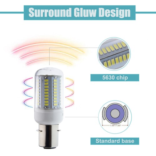 P28S Base LED Lamp 220 Volt Light Bulb Replacement Marine Nautical Bulb ...