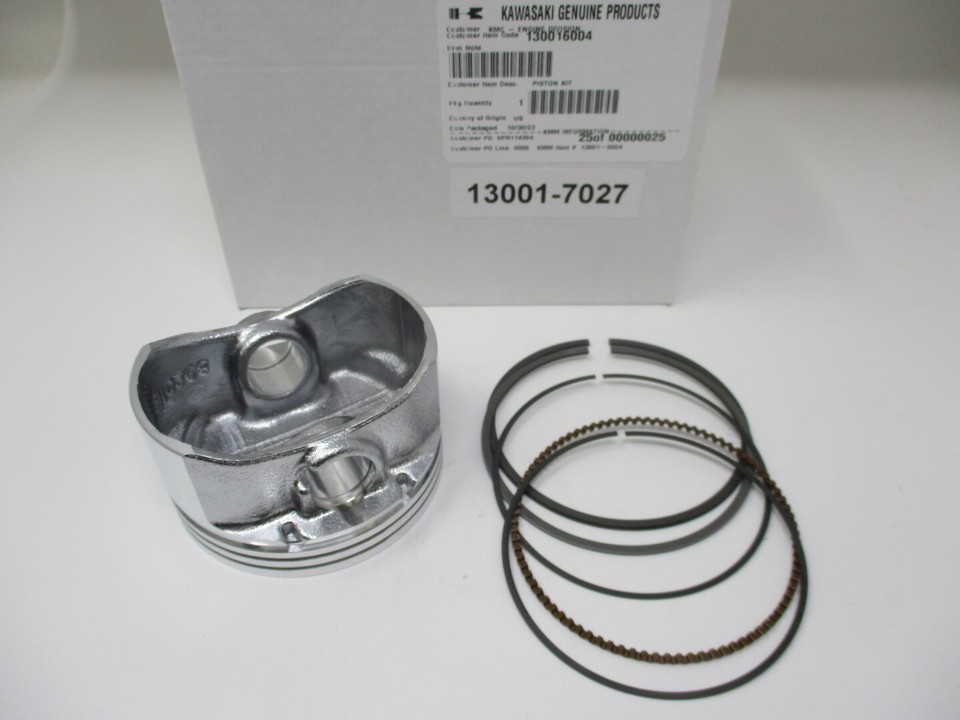 Genuine Kawasaki 13001-6004 13001-7027 Piston 13008-0569 Rings STD ...