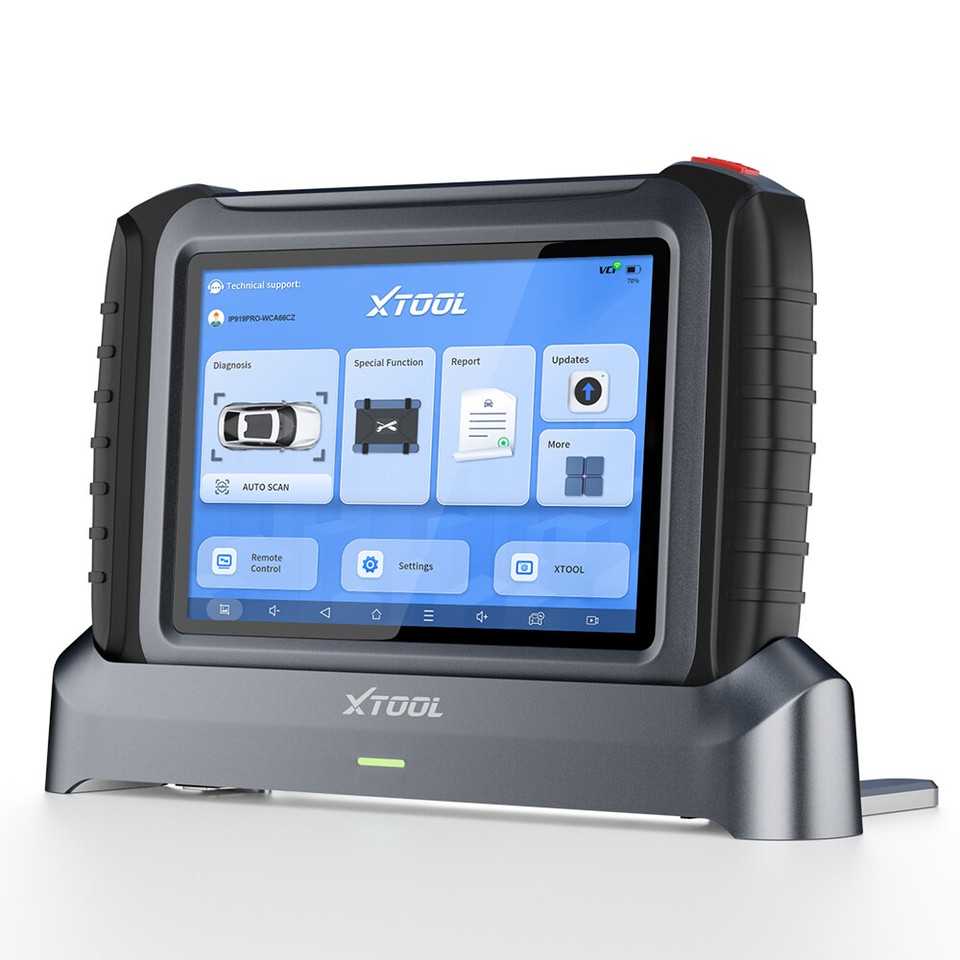 Used XTOOL IP919 Bidirectional Car Diagnostic Tool OBD2 Scanner Key ...