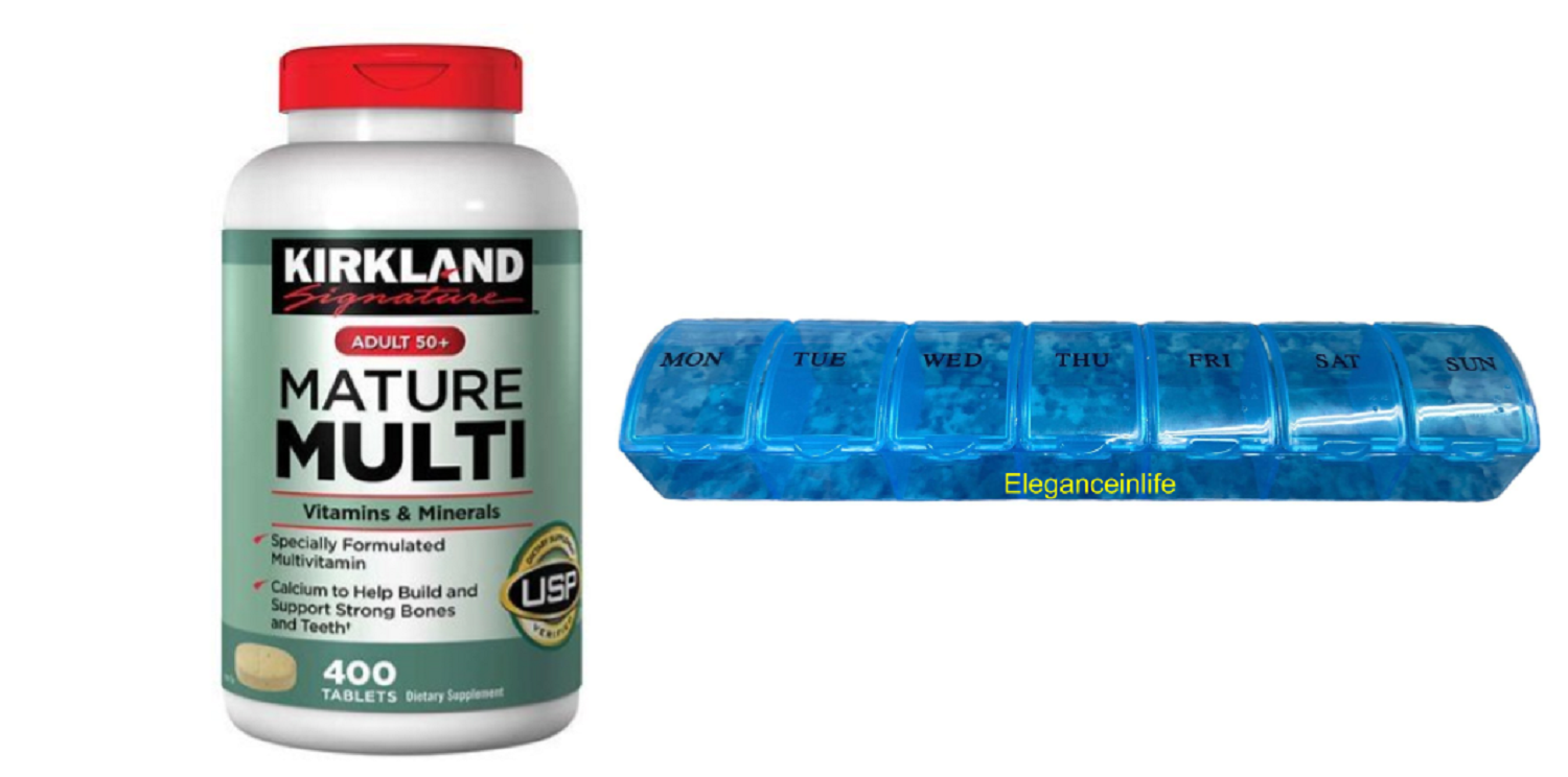 Mature Multi Vitamins & Minerals 400 Tablets With one Weekly Pill ...