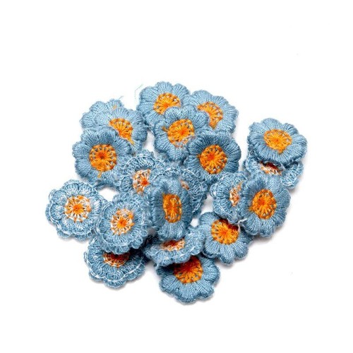 Embroidered Small Flower Patches Sew On Clothing Applique Craft ...