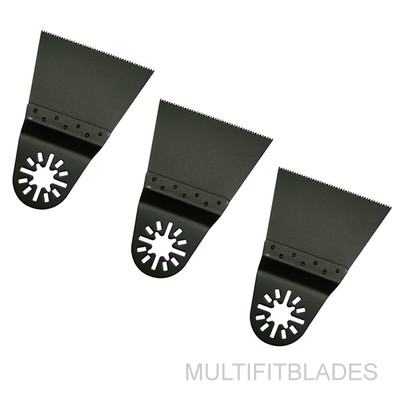 3 x 2-5/8" Fine Tooth Oscillating Tool Blades - Ridgid JobMax, Ryobi ...