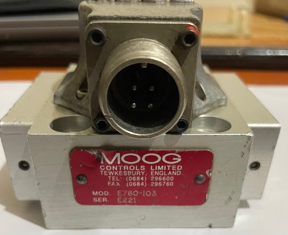 MOOG E760-103 SERVO VALVE FAST SHIP BY FEDEX | eBay