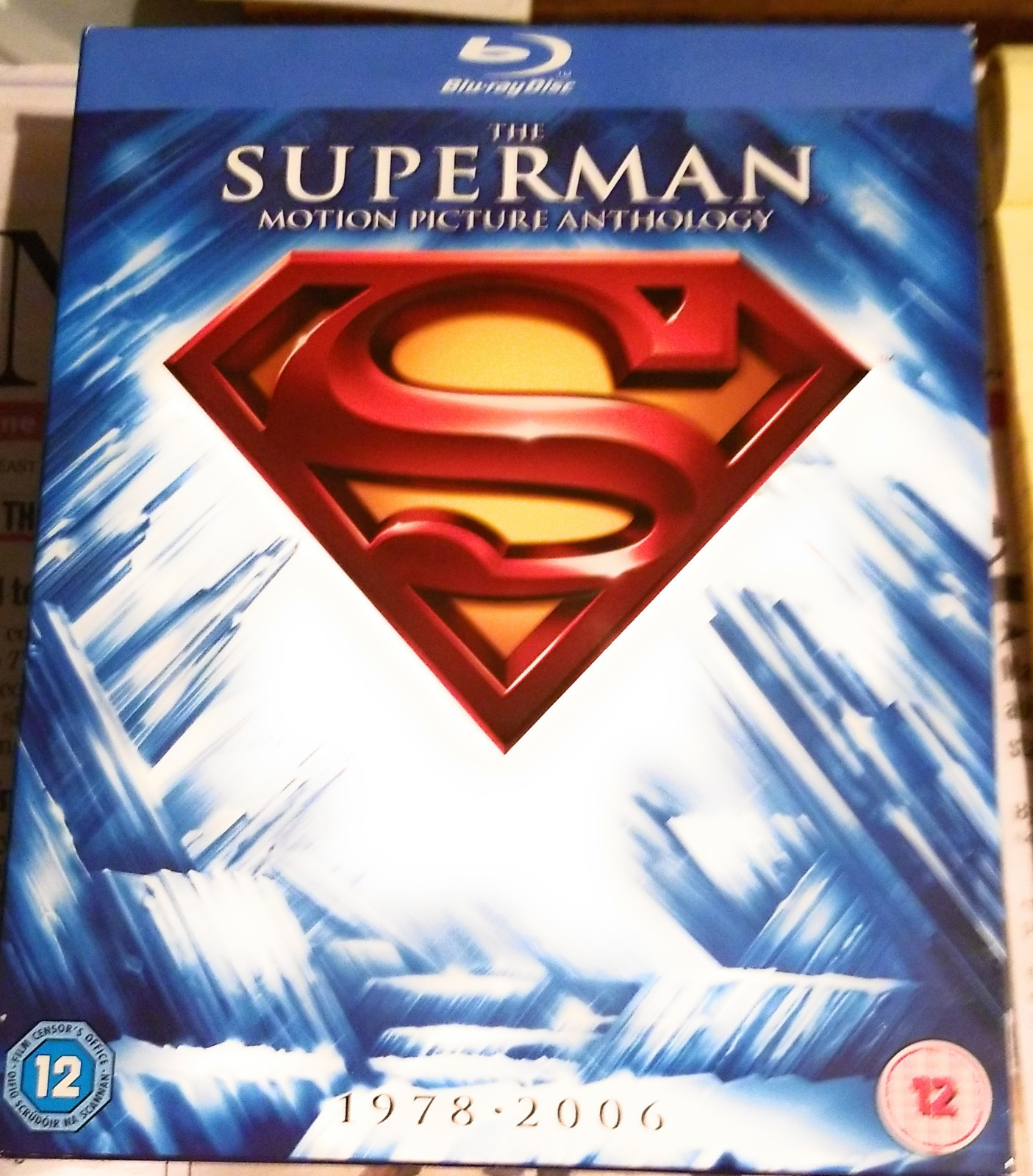 The Superman Motion Picture Anthology 1978 2006 Bluray Disc 2011 8 Disc ...