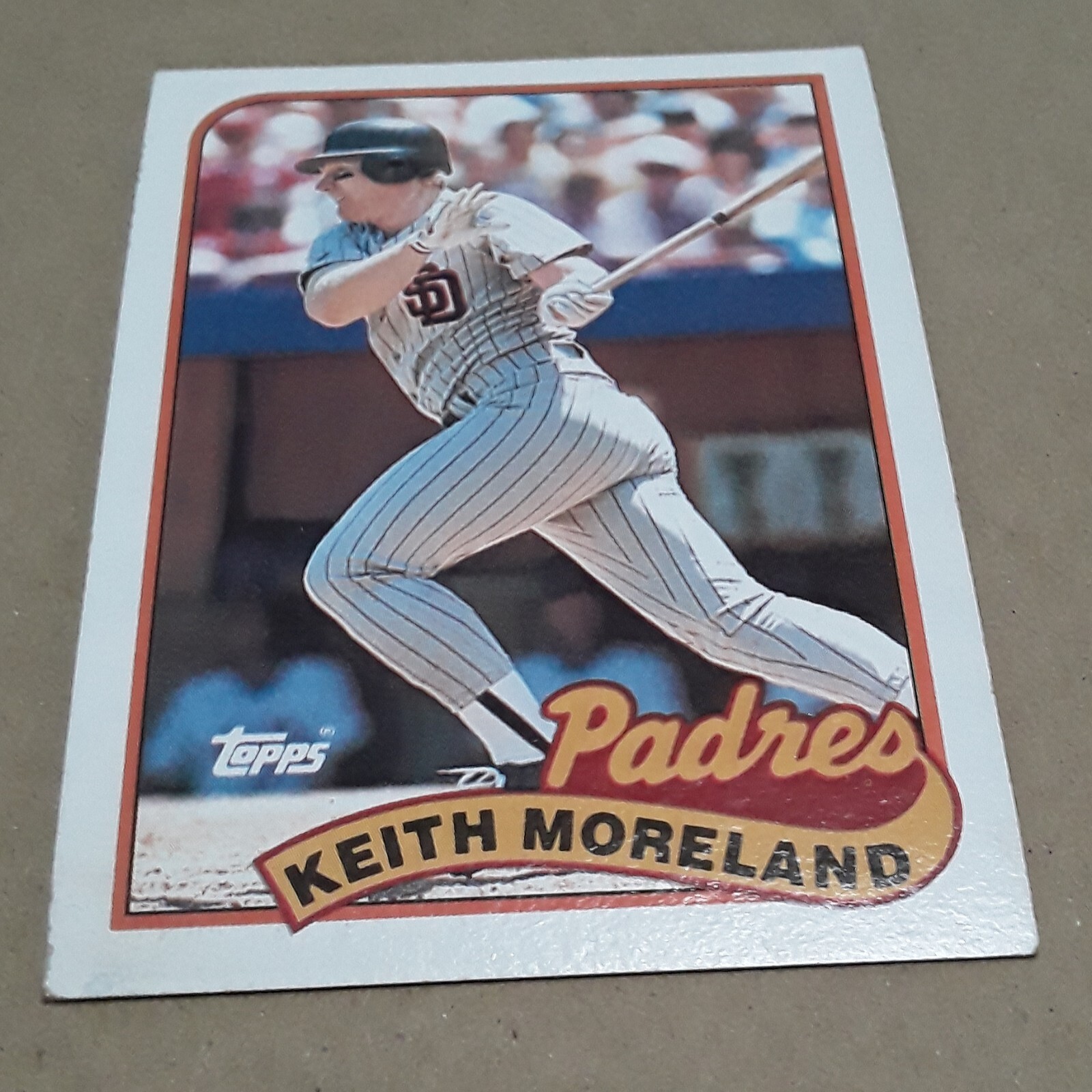 1989 Topps Keith Moreland San Diego Padres Baseball Card | eBay