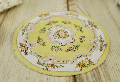 8" Larger Beautiful Dollhouse Countryside Roses Dollhouse Round Light ...