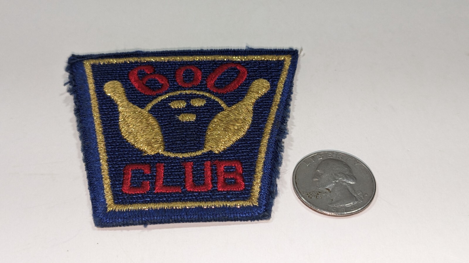 600 Club Bowling Sew On Patch Vintage Old | eBay