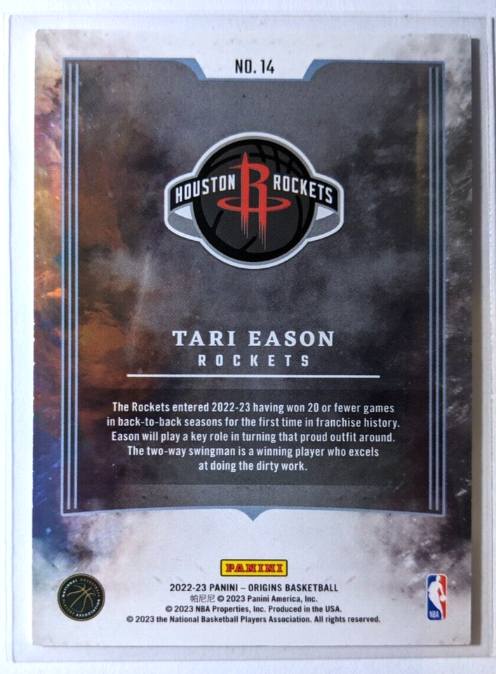 2022-23 ORIGINS TAKING THE LEAP RC TARI EASON #14 | eBay