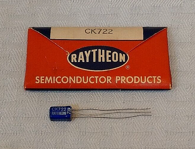 1 Vintage Advertising Raytheon Semiconductor Product CK722 NOS Part New ...