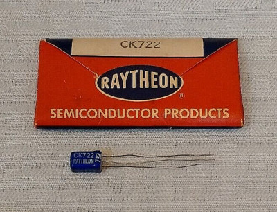 1 Vintage Advertising Raytheon Semiconductor Product CK722 NOS Part New ...