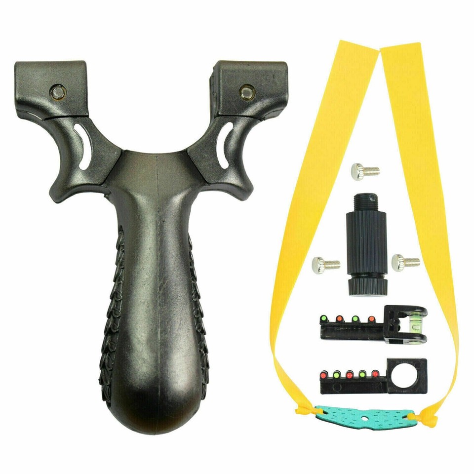 Powerful Hunting Slingshot Catapult High Velocity Laser Aiming Sight 2 ...