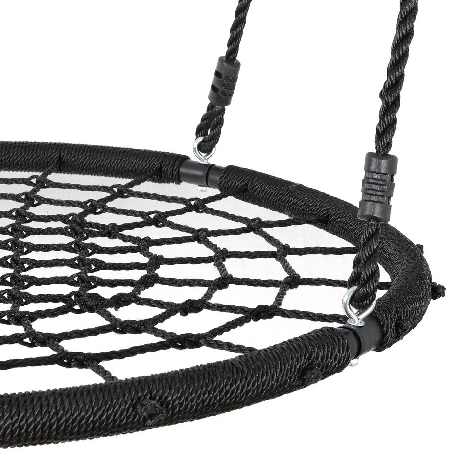 40" Spider Web Tree Net Large Swing Outdoor Hanging Play Toy PE Rope EZ ...
