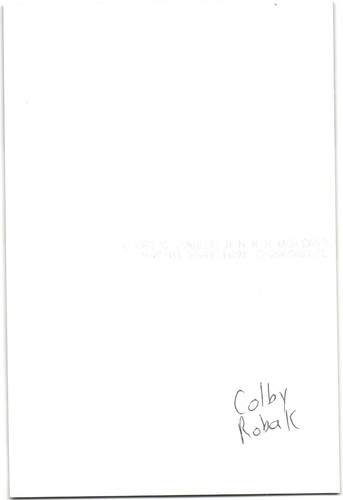 Colby Robak Autographed 4x6 Color Photo Anaheim Ducks #48 White B | eBay