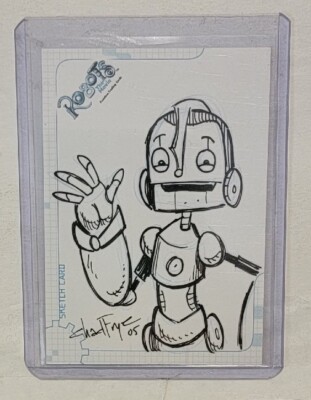 Chad Frye Inkworks Robots Movie Artist Autograph Sketch Trading Card ...