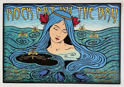 Rock Art By the Bay Poster 2013 Mission Masonic Center | eBay