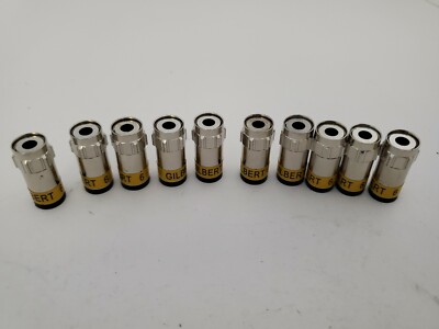 "CORNING GILBERT GF-UE-6 RG6 Coaxial ""F"" connector Fitting UltraEASE ...