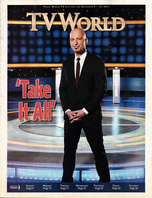 TV WORLD Magazine December 9-15 2012 Howie Mandel Take It All Mark ...