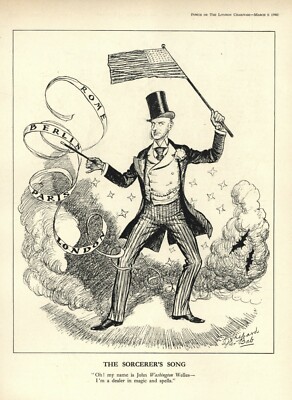 Rare 1940 WW2 British Cartoon: UNITED STATES - American Neutrality | eBay