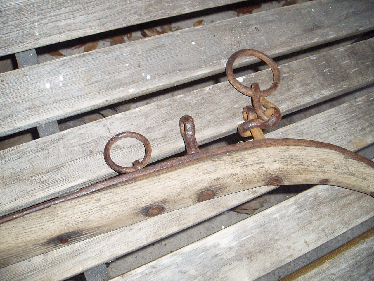 Antique Iron & Wood Draft Horse Harness Hame Wall Hanger ! | eBay UK