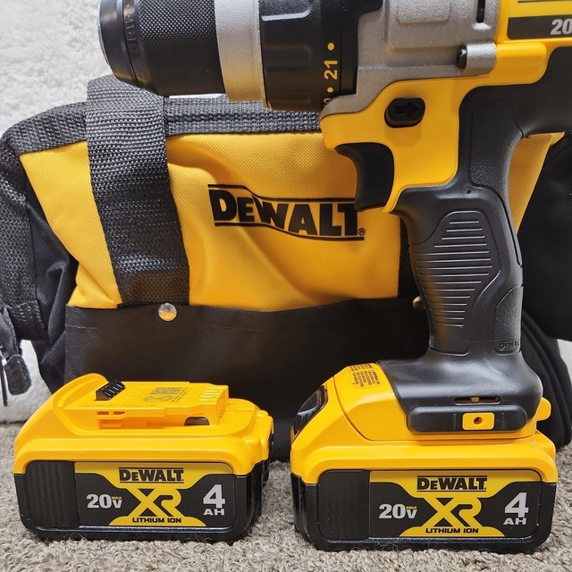 DEWALT 20V Premium Drill Driver Kit - Yellow (DCD980M2) for sale online ...