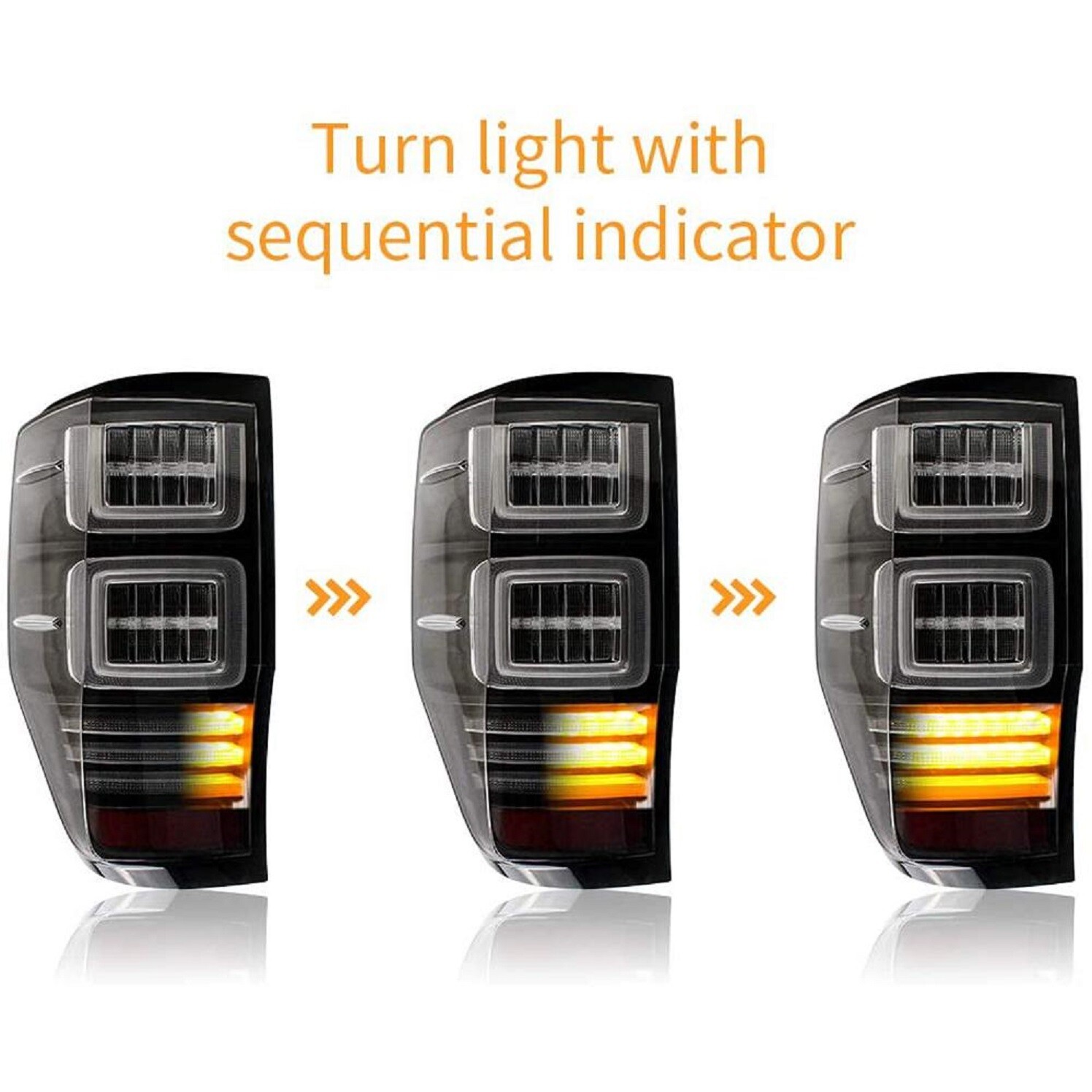 LED Headlights + Tail Lights For 2015-2021 Ford Ranger Raptor PX ...