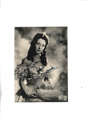 Circa 1970. Photo. Dédicace. Signature. Renée Doria. Opéra. Opérette ...