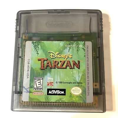 Disney's Tarzan (Nintendo Game Boy Color) GBC Authentic Tested ...