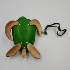 Handmade Leather Sea Turtle Wristlet Zipper Ocean Beach Mini Purse ...