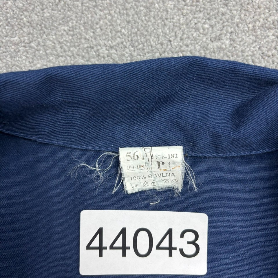 French Jacket Adult Extra Large Blue VTG Chore Utility Work Wear ...