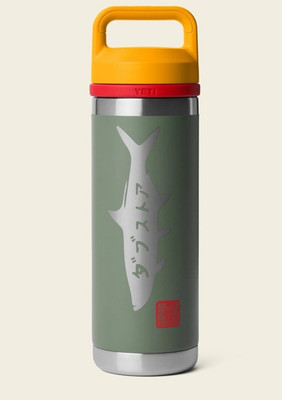 Yeti x Howler Brothers 18oz Rambler Bottle Green Tarpon Limited Edition ...