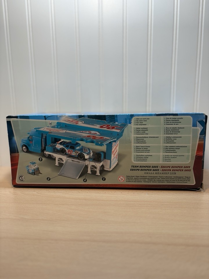 Disney Pixar Cars Team Bumper Save Hauler Pitty 2009 RARE International ...