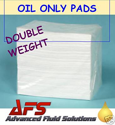 100 x OIL & FUEL ONLY SPILL ABSORBENT PADS BILGE MARINE | eBay