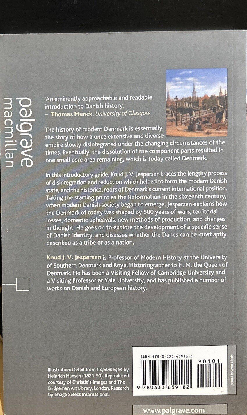 A History of Denmark by Knud J.V. Jespersen (Paperback, 2004 ...