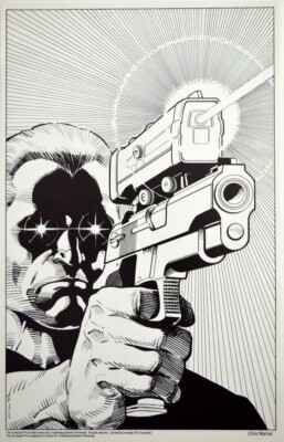 The TERMINATOR Art Print 4 by Artist Chris Warner Dark Horse 1984 | eBay