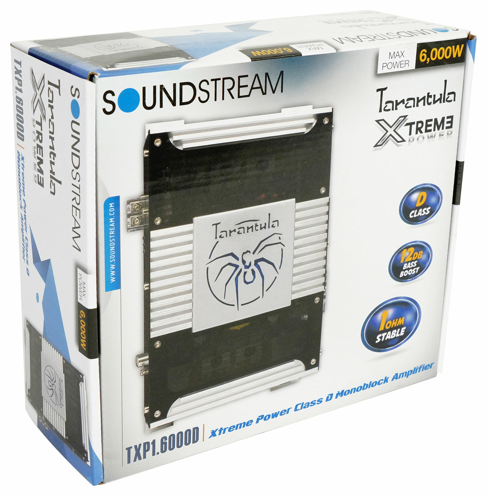 Soundstream TXP1.6000D 6000 Watt Mono Amplifier 1-Ohm Car Stereo Amp | eBay