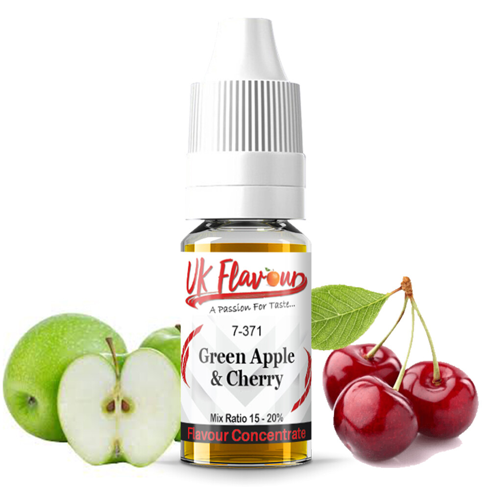 Green Apple & Cherry Flavour Concentrate by UK Flavour Ltd & BigJuiceUK ...
