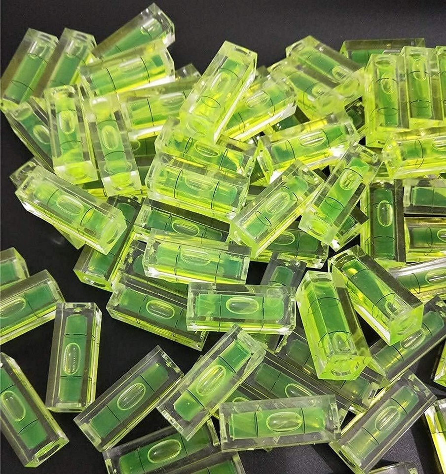 6pcs Small Bubble Level Mini Square Bubble Spirit Levels Leveling Tools ...