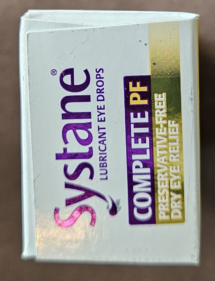 *NIB*SYSTANE COMPLETE PF Preservative Free Lubricant Dry Eye Relief 10 ...