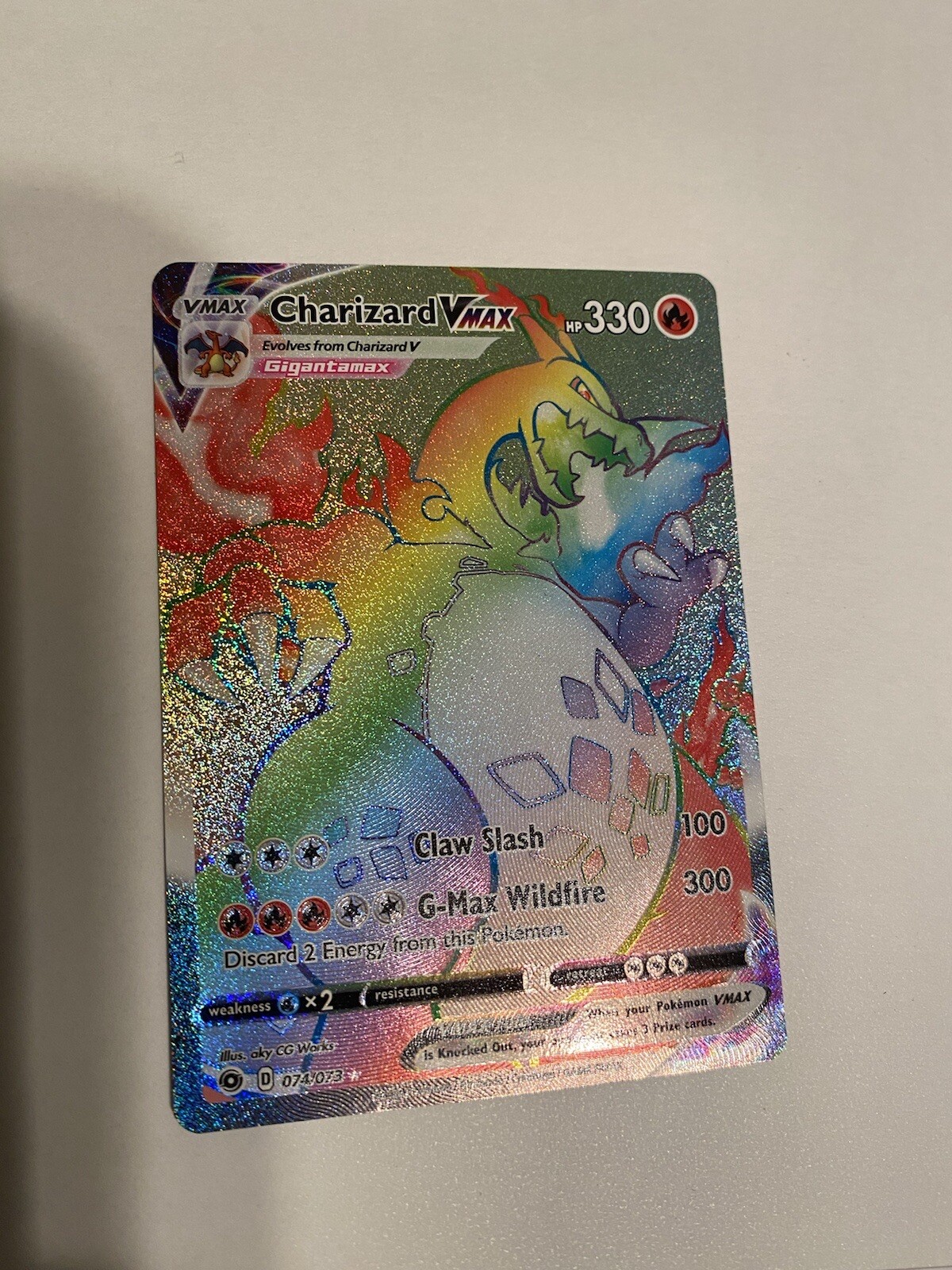 Pokemon Charizard VMAX Rainbow Rare 74/73 Psa 10 Gem Mint | eBay