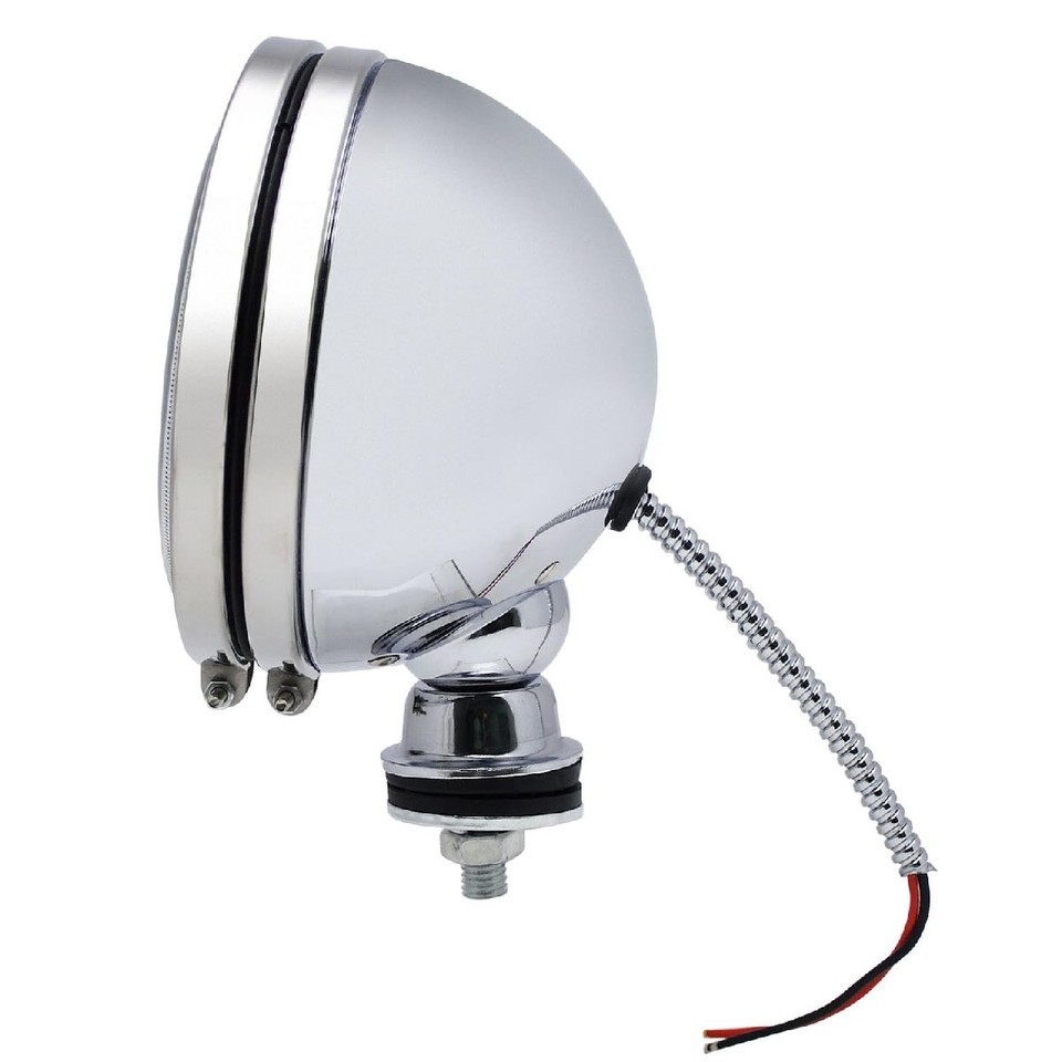 2 x " WHITE Chrome Halogen Car Spotlights Fog Spot Lights Foglights 4 ...