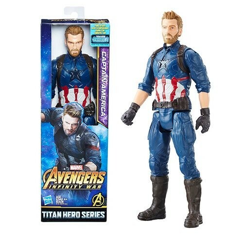 Marvel Avengers Infinity War Captain America Titan Hero Series 12 ...