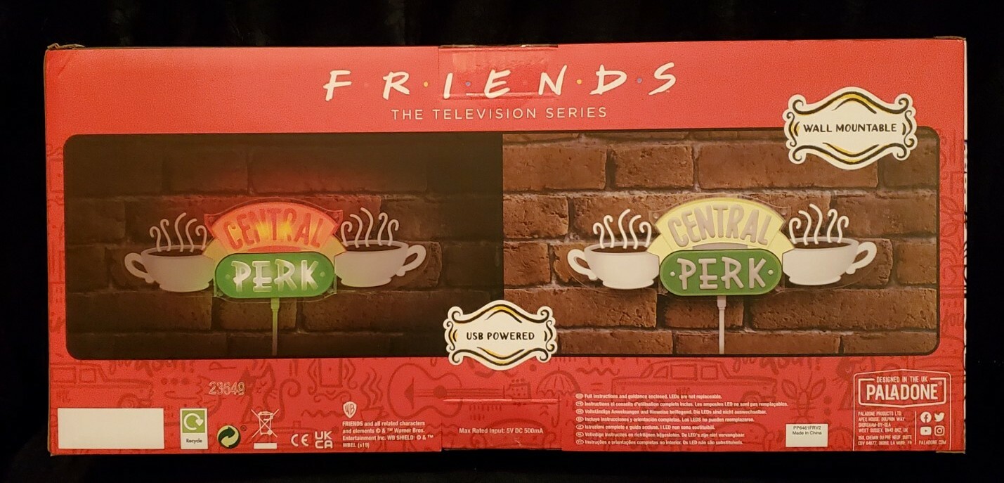 Brand New "Friends Central Perk LED Neon Light Sign" USB Wall Mountable ...