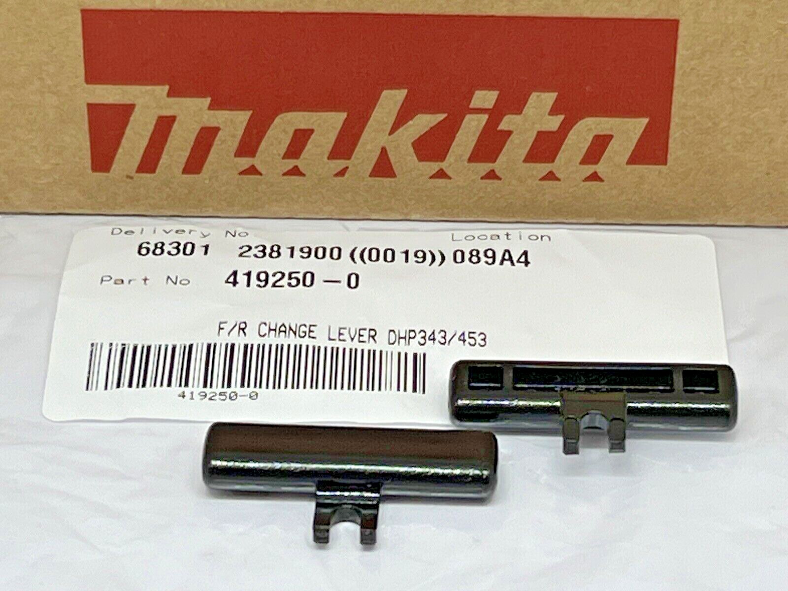 2xGENUINE MAKITA FORWARD/REVERSE CHANGE LEVER Fits BDF…DDF…BHP….DHP ...
