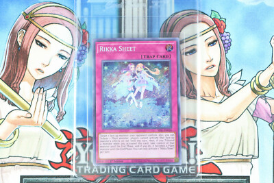 Yugioh Trap Card Rikka Sheet SESL-EN026 1st Edition Secret Rare | eBay
