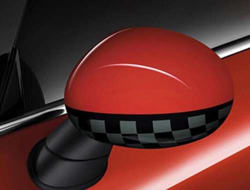 Fit For Mini Cooper Clubman F54 Black Red Car Rearview Mirror Cover ...