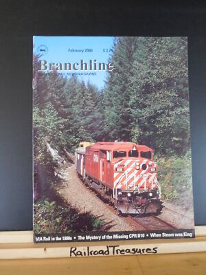 Branchline Canada’s Rail News Magazine 2000 February Via Rail 1990s ...