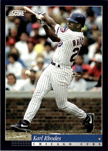Karl Rhodes #447 Chicago Cubs 1994 Score Baseball Card | eBay