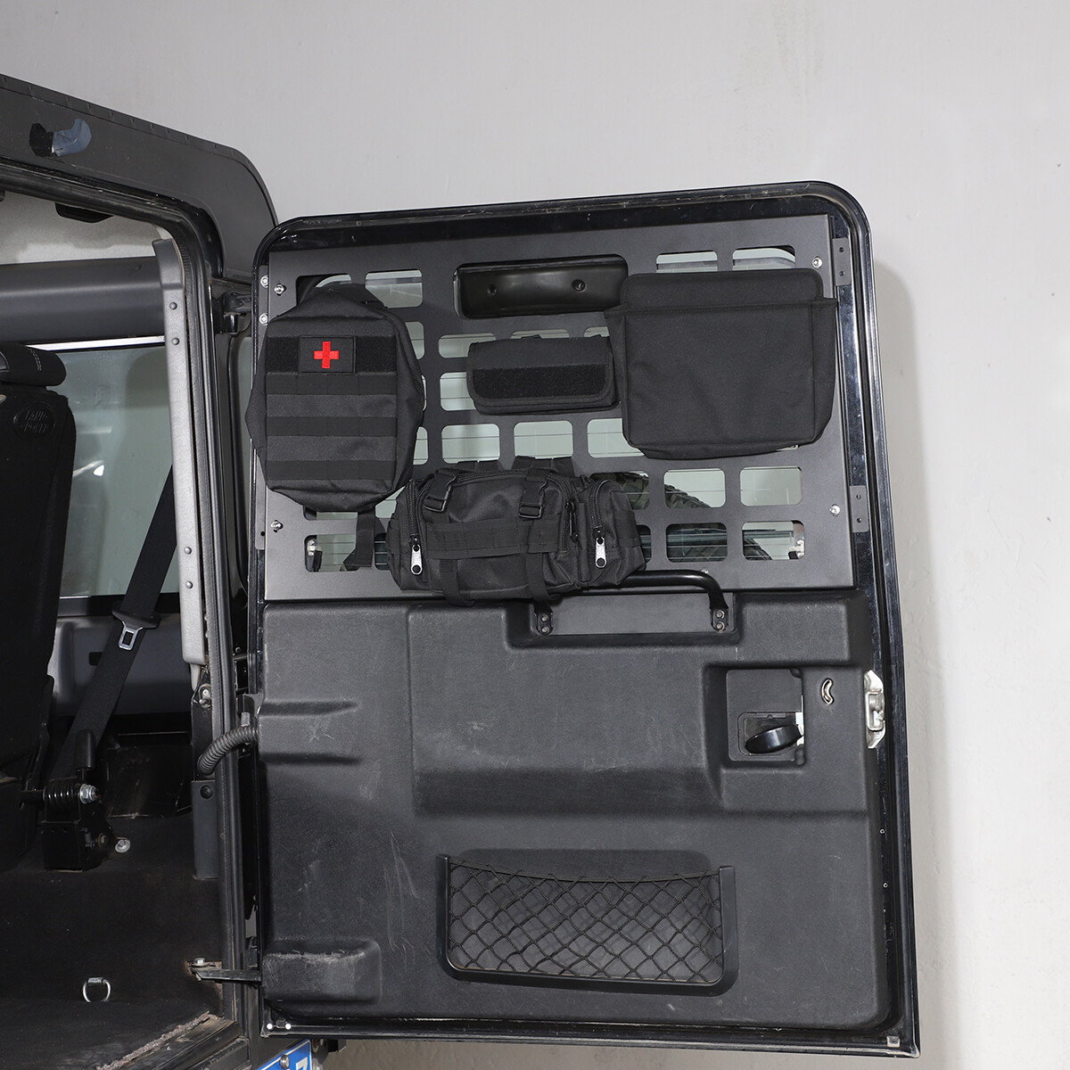 Tailgate Rear Window Trunk Storage Molle Panel For LR Defender 90 110 ...