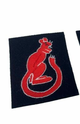 Premium WW2 British Insignia, Right Facing, Desert Rats, 7th Armoured ...