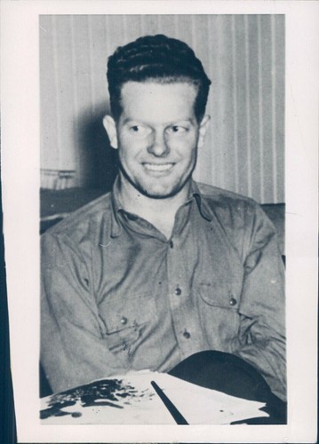1945 Photo James W Hall Murder Suspect Crime Little Rock AR Cab Driver ...